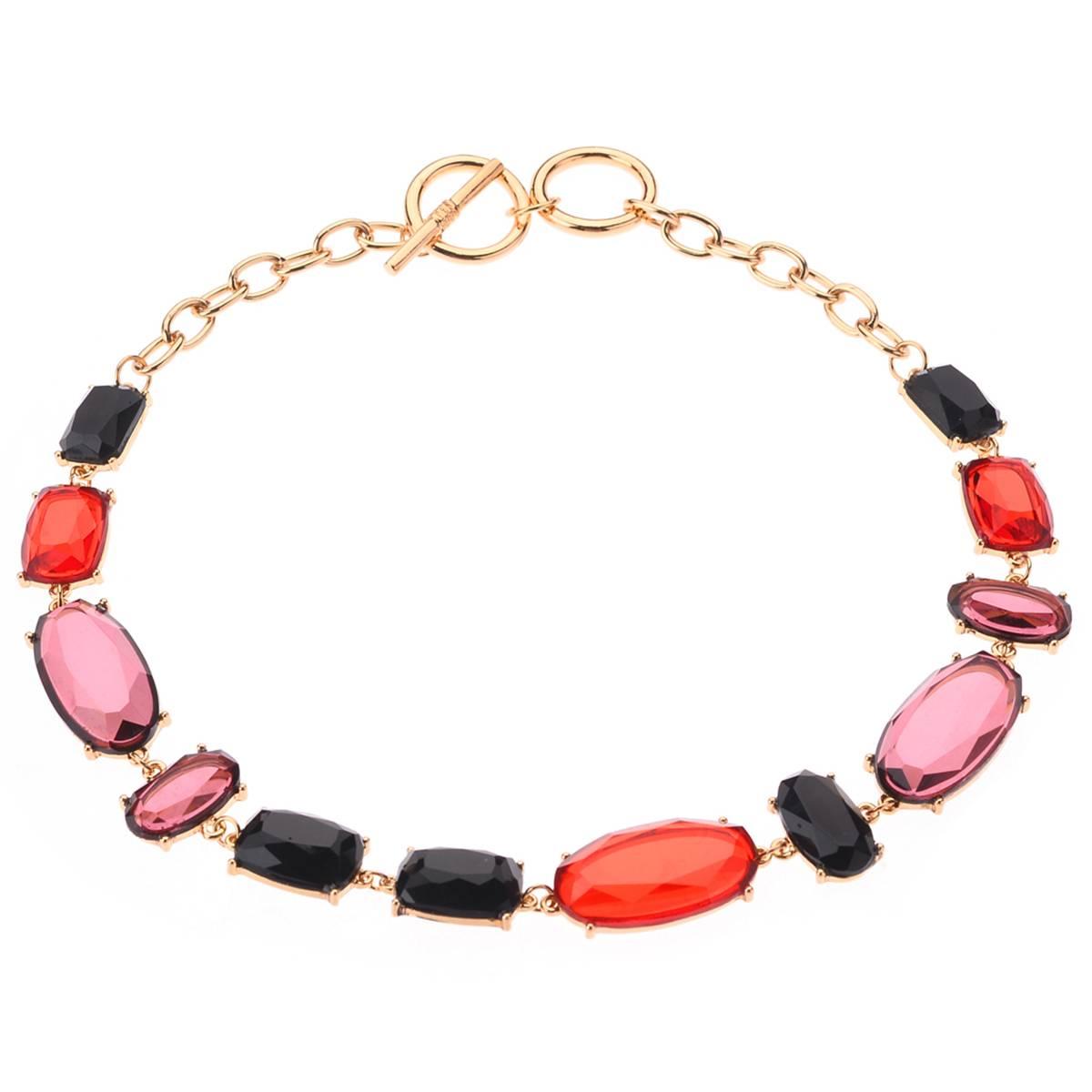 Click here for Ashley Cooper(tm) Red & Black Beaded Statement Nec... prices