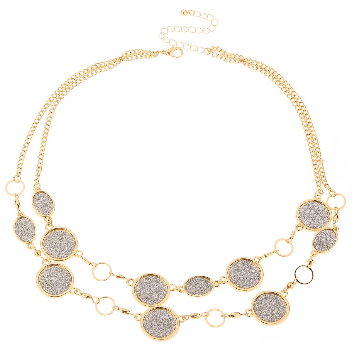 Click here for Ashley Cooper(tm) 2-Row Gold & Silver-Tone Circle... prices
