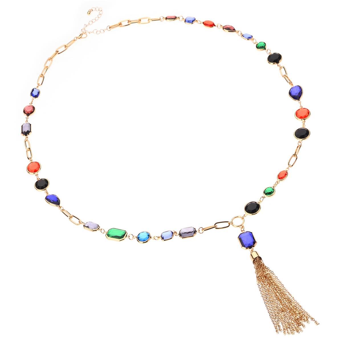 Click here for Ashley Cooper(tm) Gold-Tone Multi-Color Beaded Tas... prices