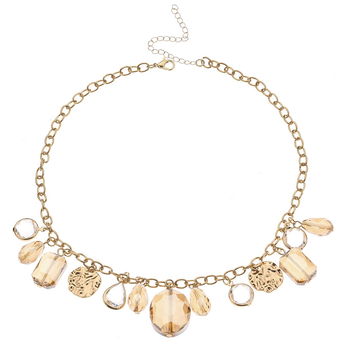 Click here for Ashley Cooper(tm) Gold-Tone & Pink Bead Charm Neck... prices