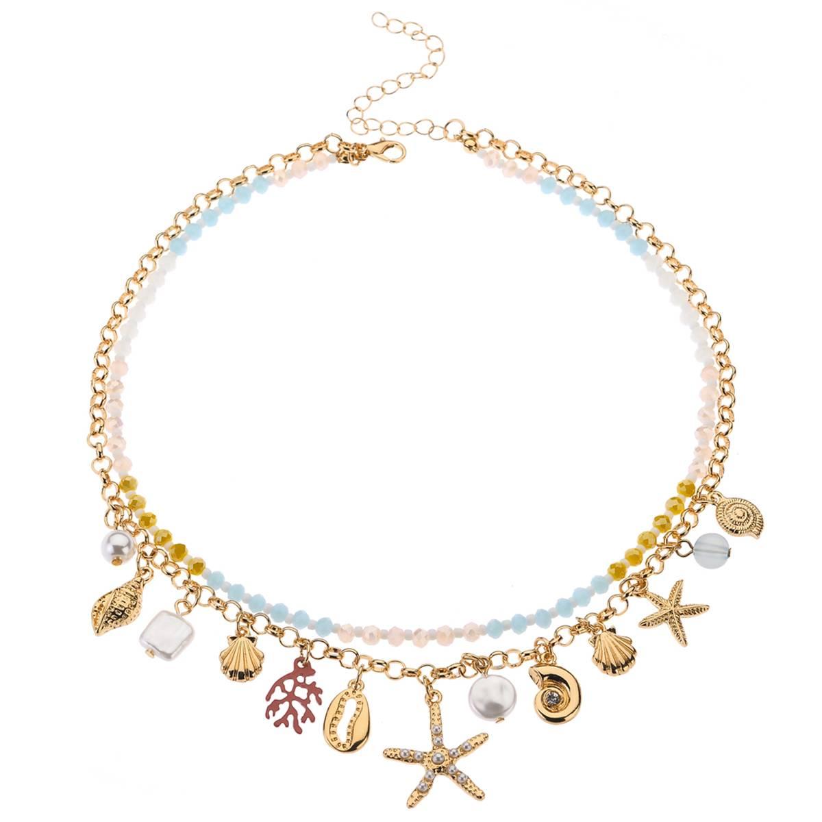 Click here for Ashley Cooper(tm) Layered Multi-Color Beaded Sea L... prices