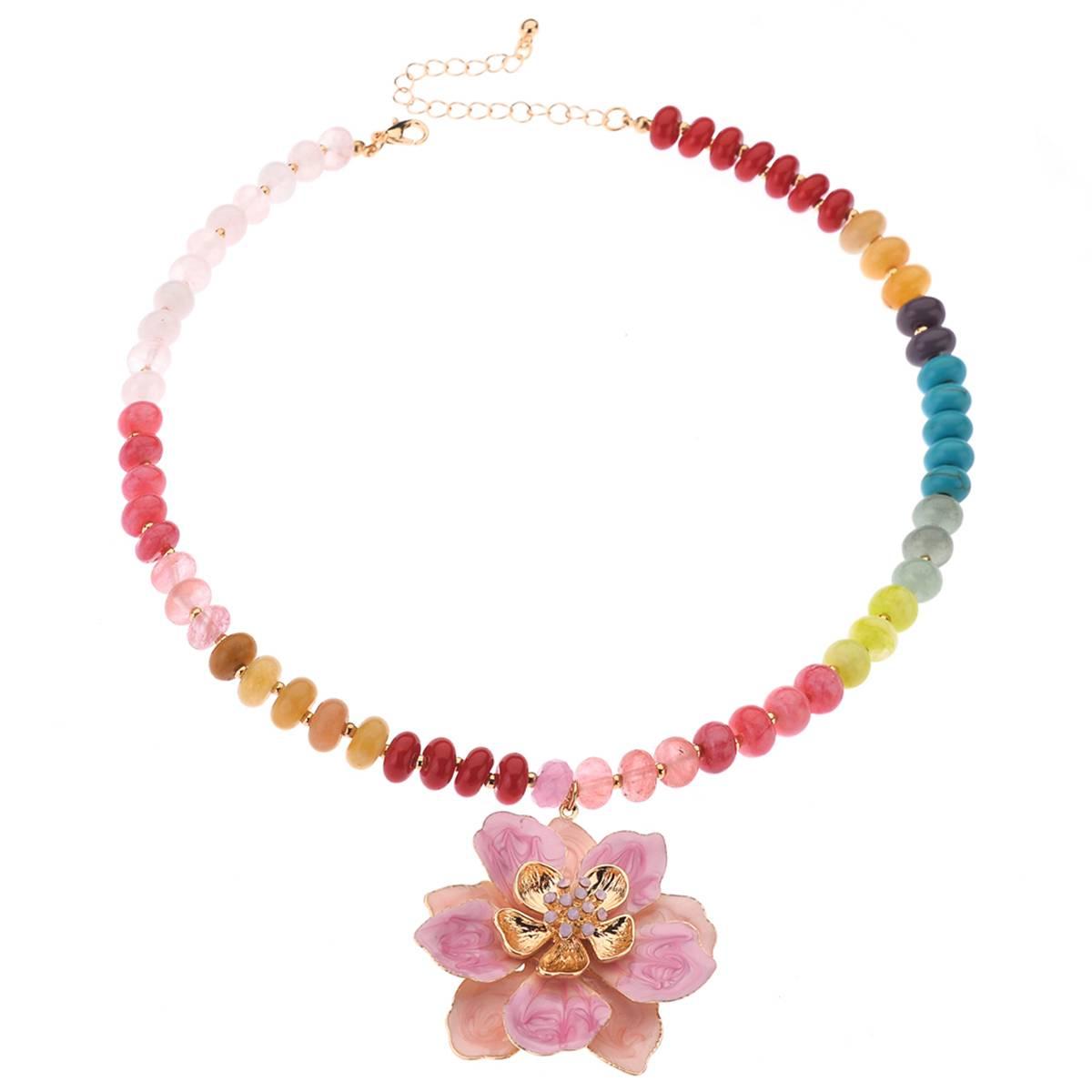 Click here for Ashley Cooper(tm) Multi-Color Beaded & Pink Marble... prices