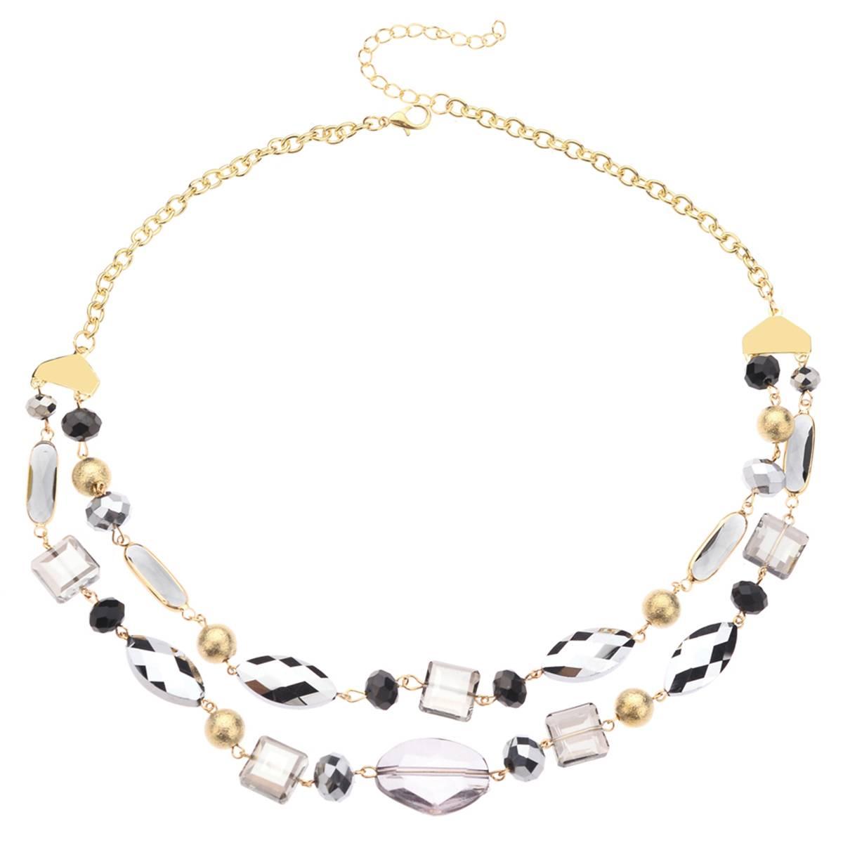 Click here for Ashley Cooper(tm) Two-Tone Multi-Shape Beaded Laye... prices