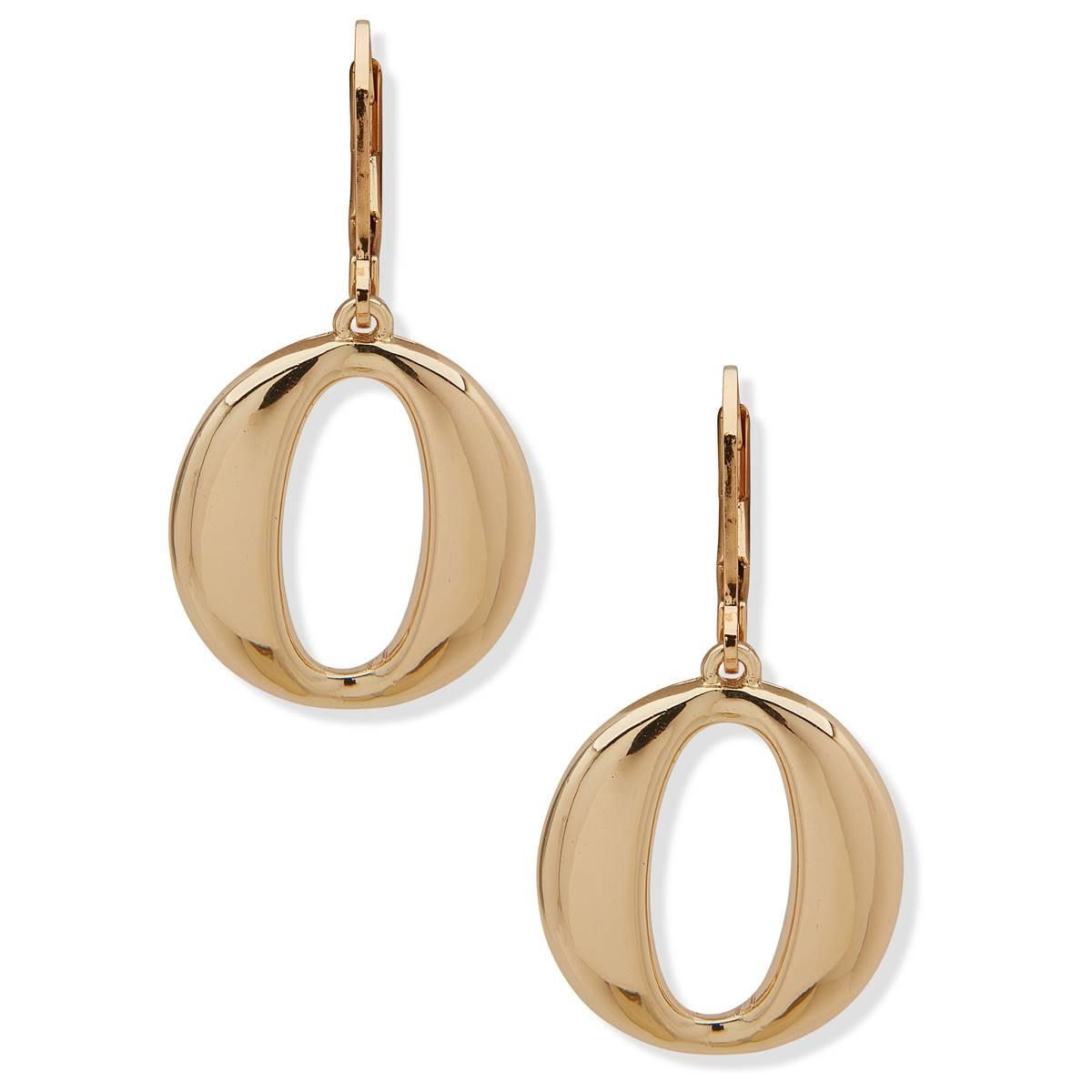Click here for Gloria Vanderbilt Gold-Tone Open Chunky Circle Dro... prices