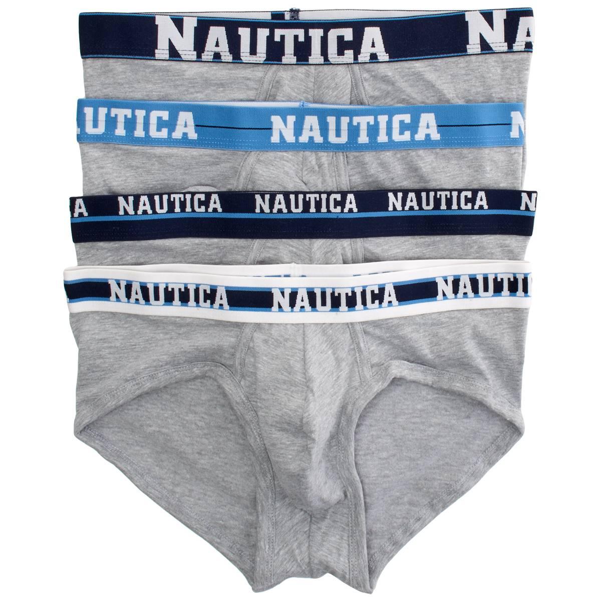 Click here for Mens Nautica 4pk. Briefs - Heather Grey prices