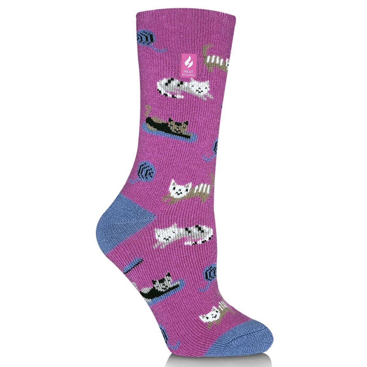 Click here for Womens Heat Holders(R) Fauna Light Cats Crew Socks prices