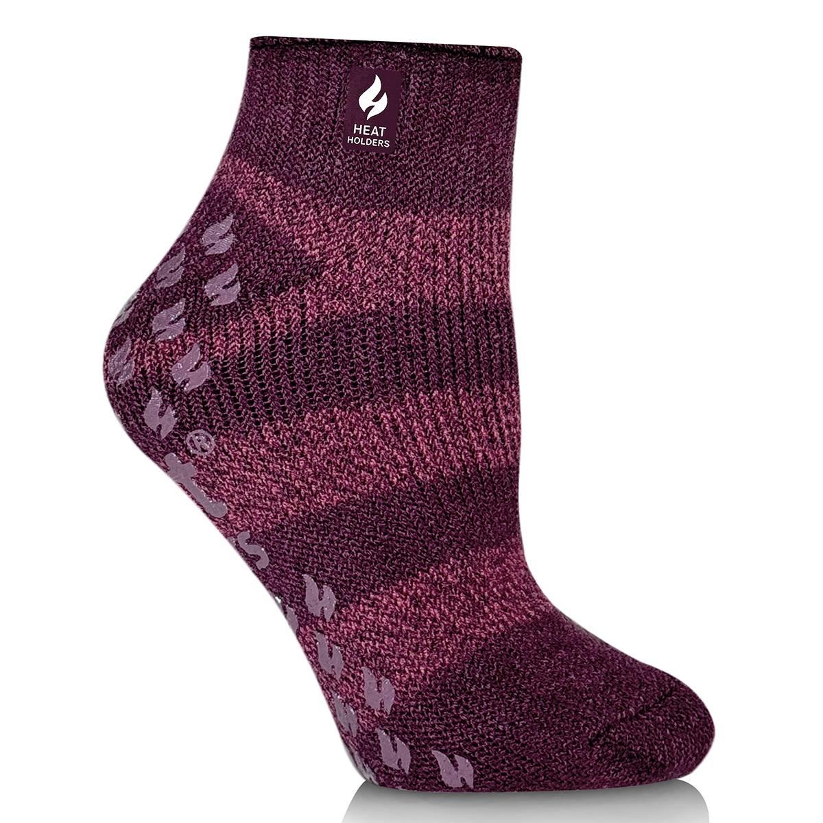 Click here for Womens Heat Holder Liv Stripe Slipper Ankle Sock prices
