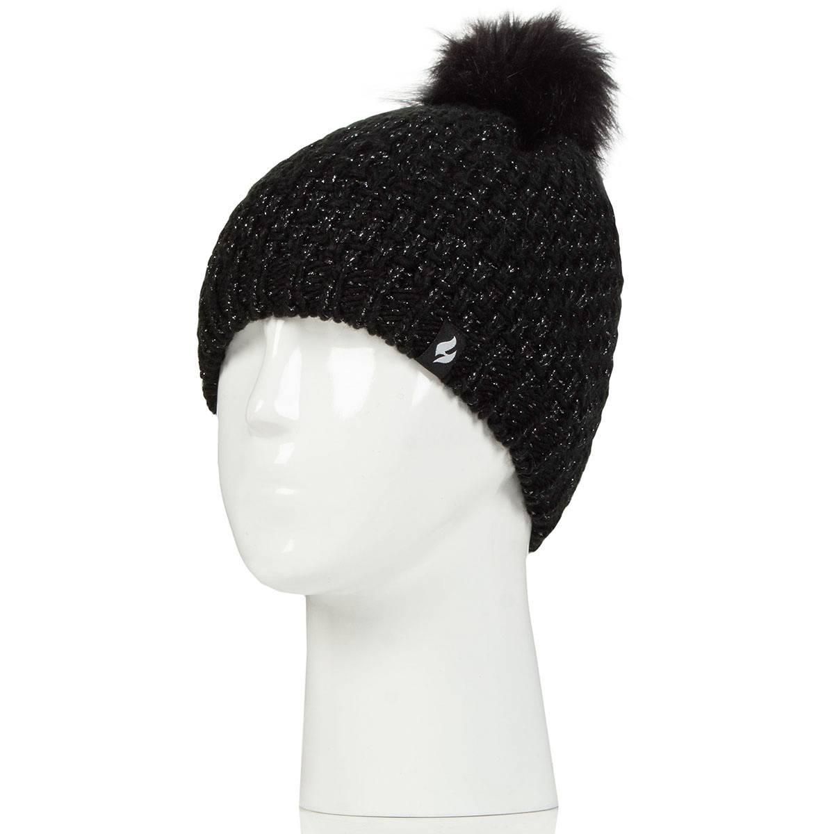 Click here for Womens Heat Holders(R) Corsica Basket Weave Pom Wi... prices