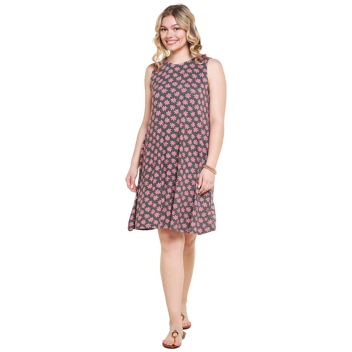 Click here for Petite Architect(R) Sleeveless Floral Shift Dress-... prices