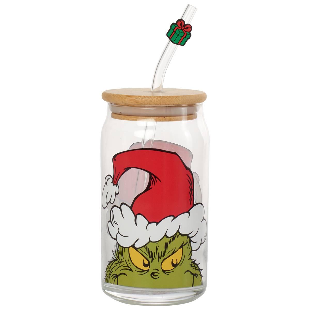 Click here for R Squared Grinch Peeking Glass Sipper prices