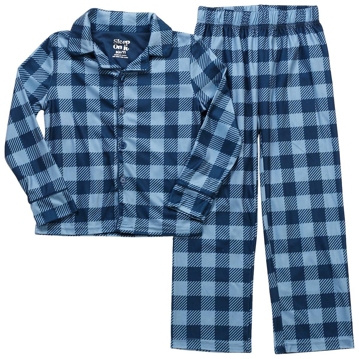 Click here for Boys Sleep On It Long Sleeve Buffalo Check Pajama... prices