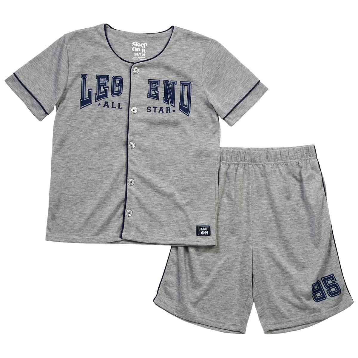 Click here for Boys Sleep On It(R) Marled Top & Shorts Pajama Set... prices