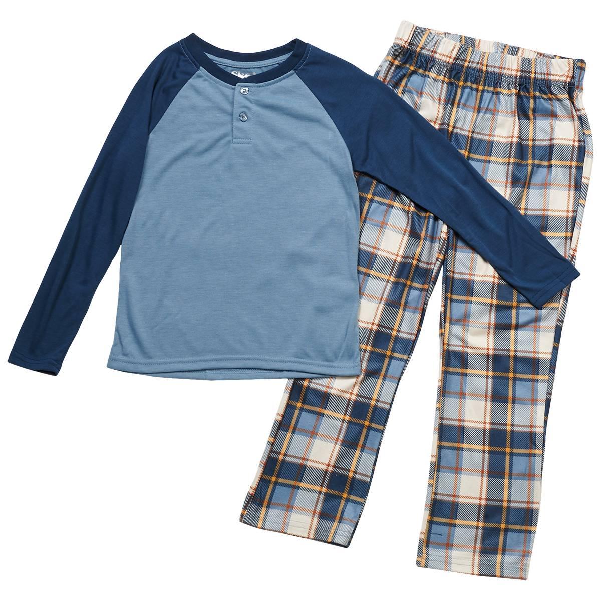 Click here for Boys (6-14) Sleep On It(R) Color Block Henley Paja... prices