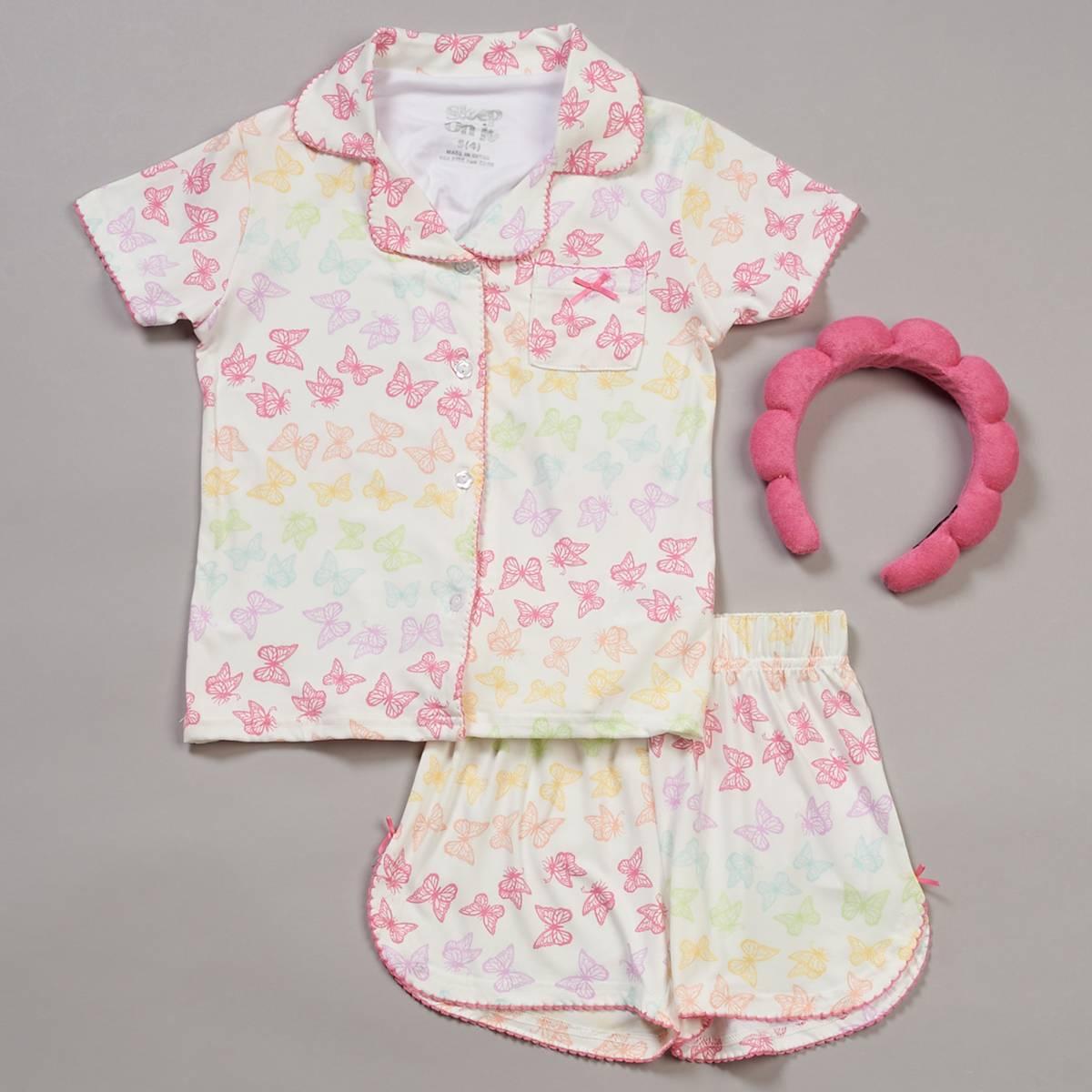 Click here for Girls (4-6x) Sleep On It(R) 3pc. Butterfly Pajama... prices