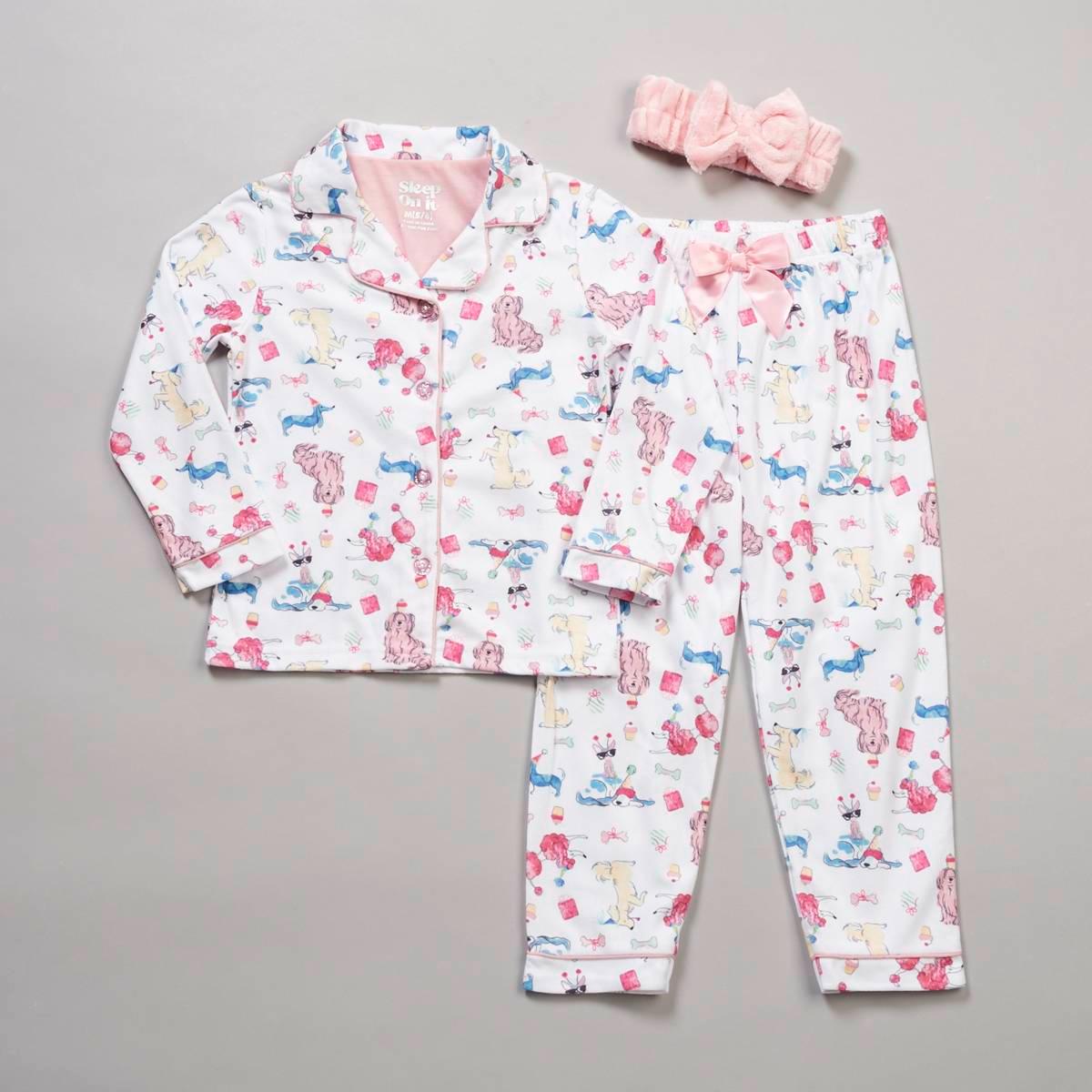 Click here for Girls (7-16) Sleep On It(R) 3pc. Dog Party Fleece... prices