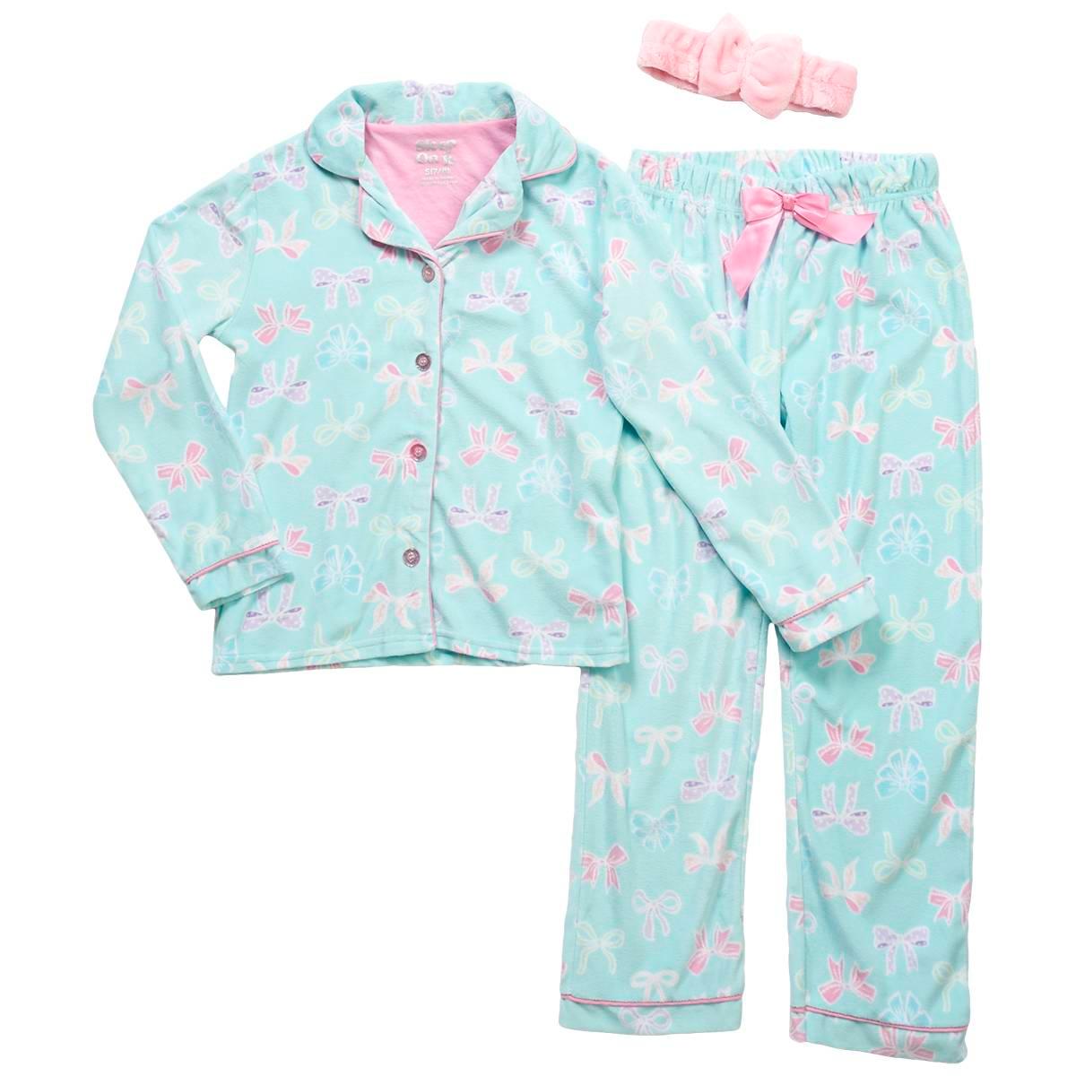 Click here for Girls (7-16) Sleep On It(R) 3pc. Bow Velour Pajama... prices