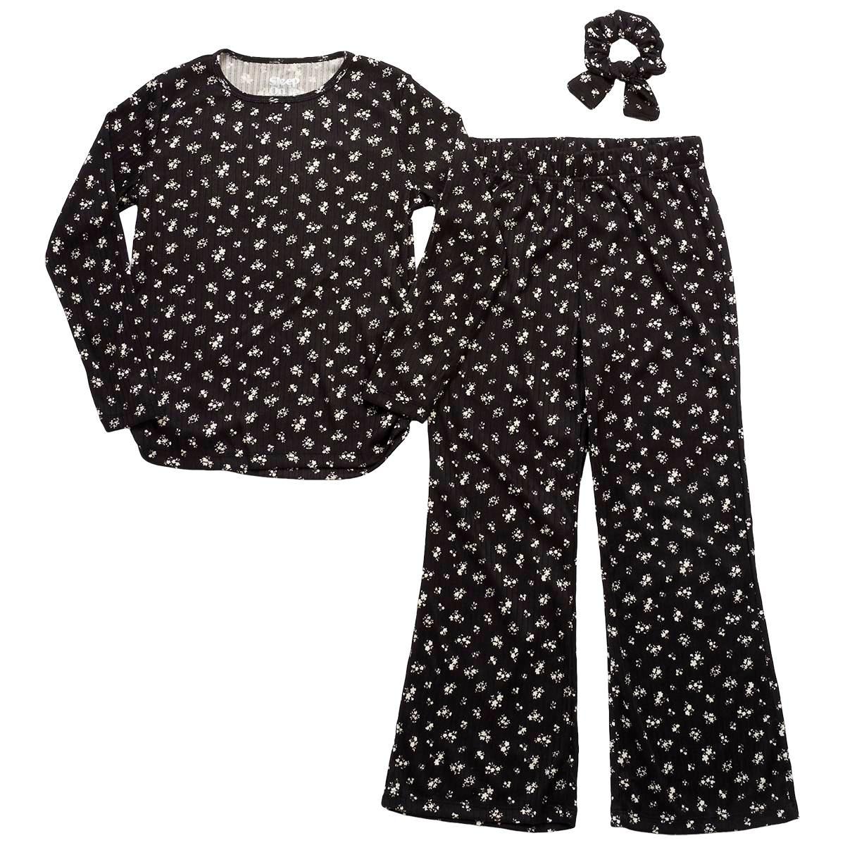 Click here for Girls (7-16) Sleep On It(R) Ditsy Floral Ribbed 3p... prices