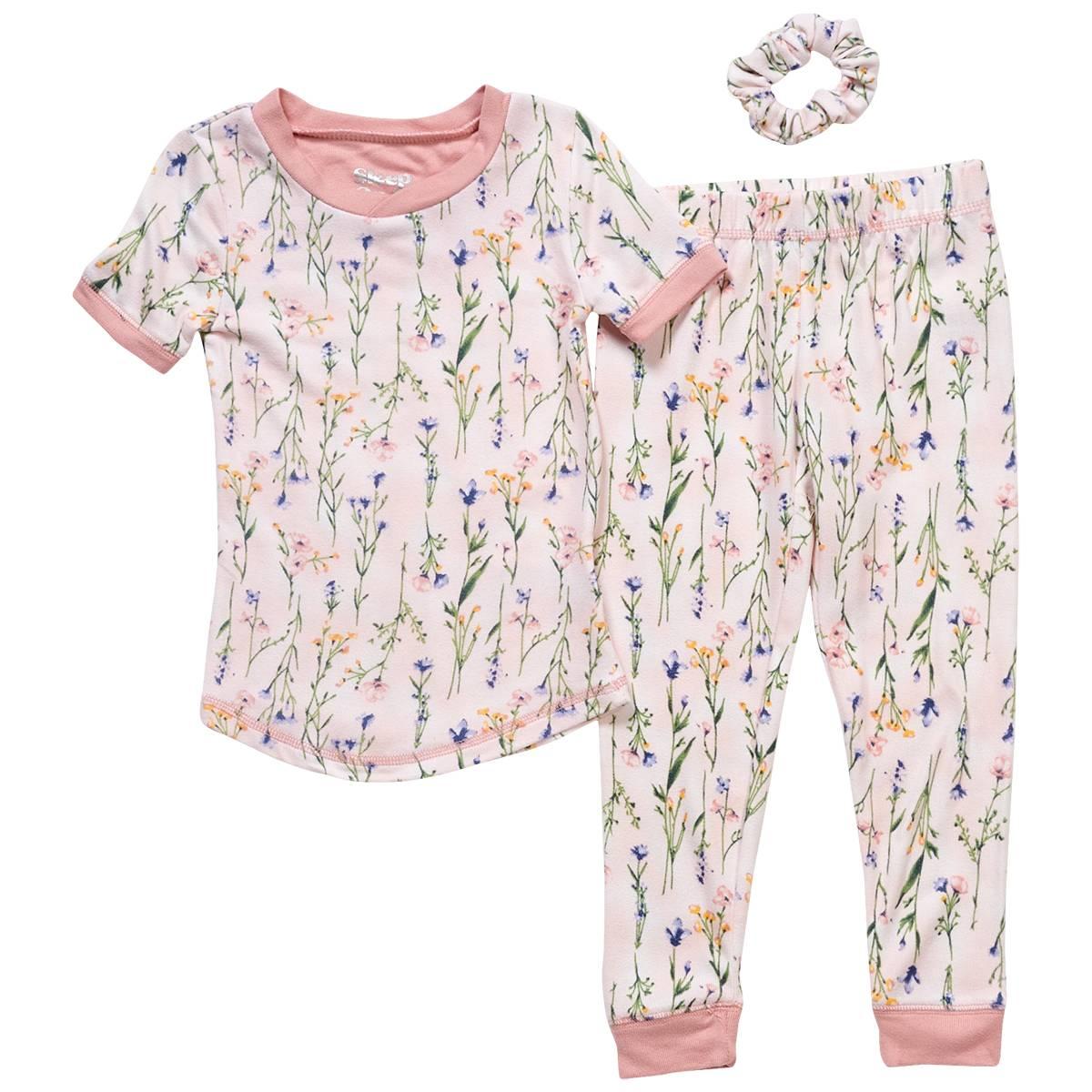 Click here for Girls (4-6) Sleep On It(R) Short Sleeve Tight Fit... prices