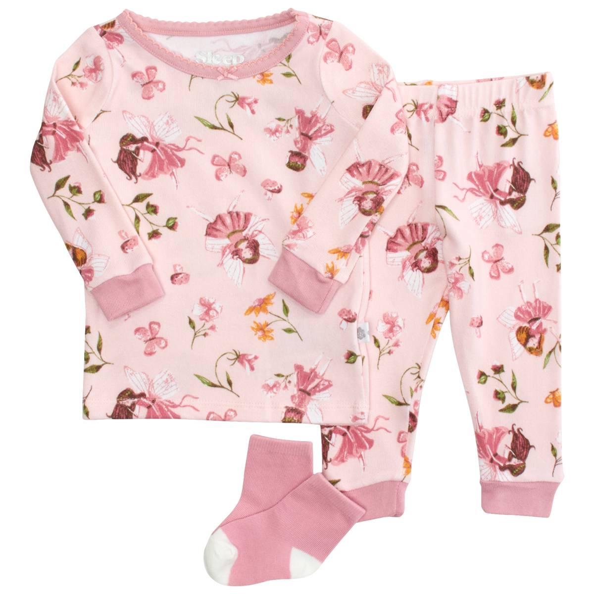 Baby Girl (12-24M) Sleep On It(R) Fairy Tight Fit 3pc. Pajama Set