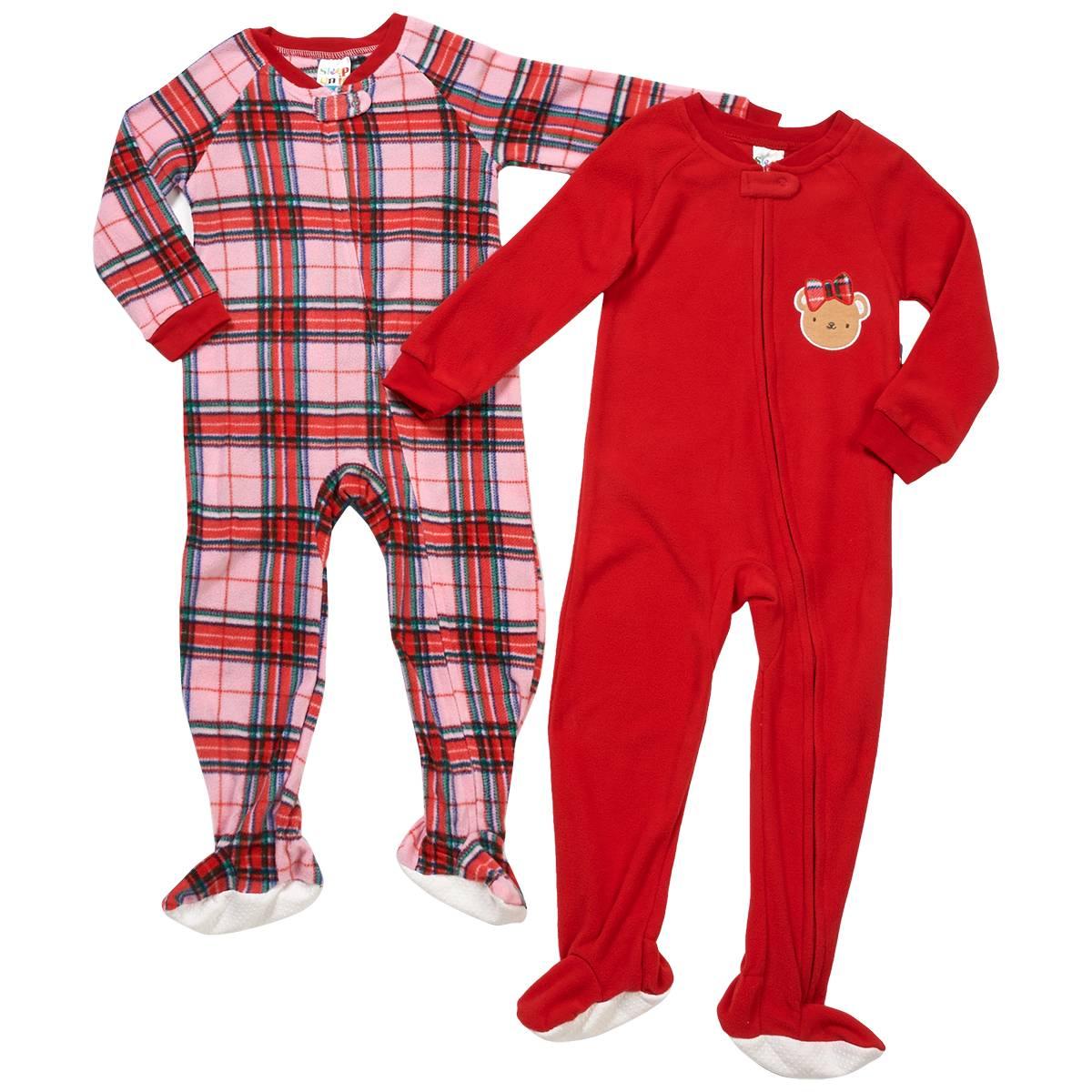 Click here for Toddler Girl Sleep On It(R) 2pc. Bear & Bows Plaid... prices