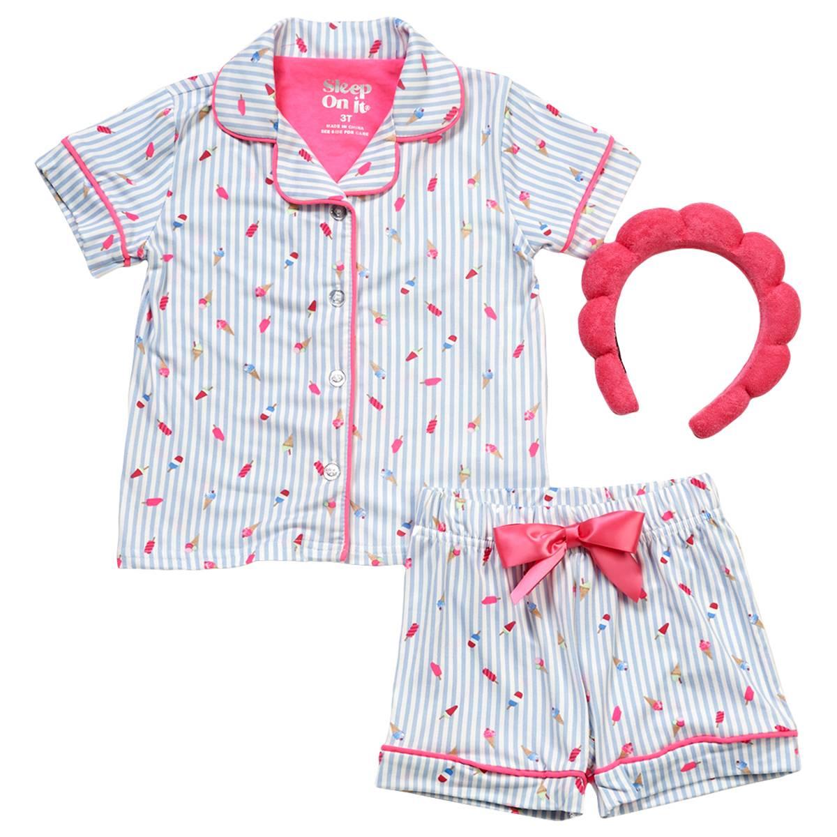 Click here for Toddler Girl Sleep On It(R) 3pc. Striped Ice Cream... prices