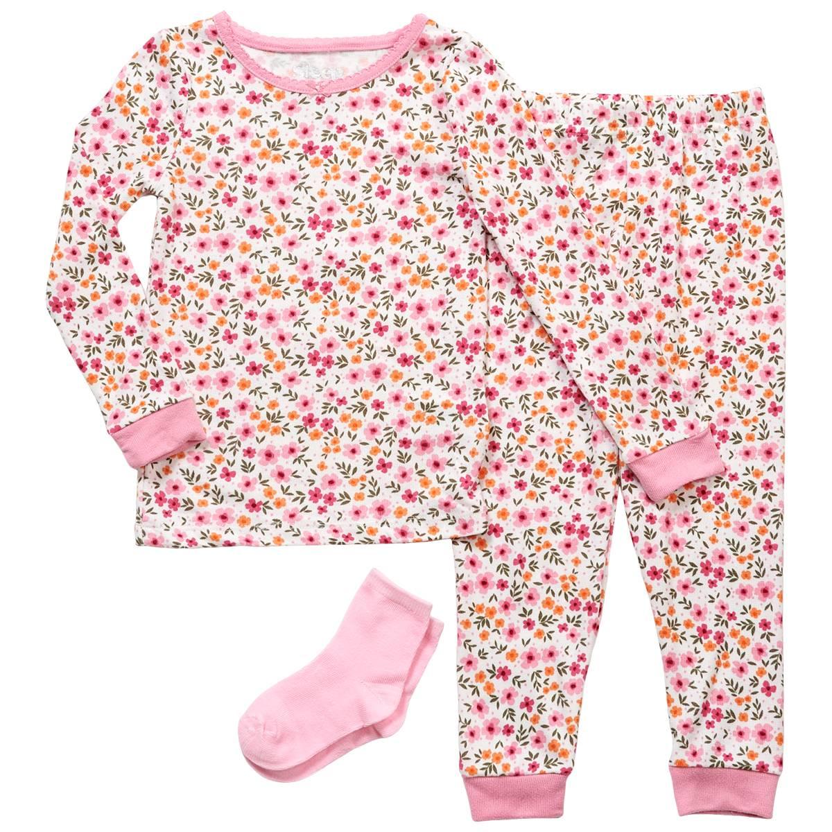 Click here for Toddler Girl Sleep On It(R) Floral Tight Fit Pajam... prices