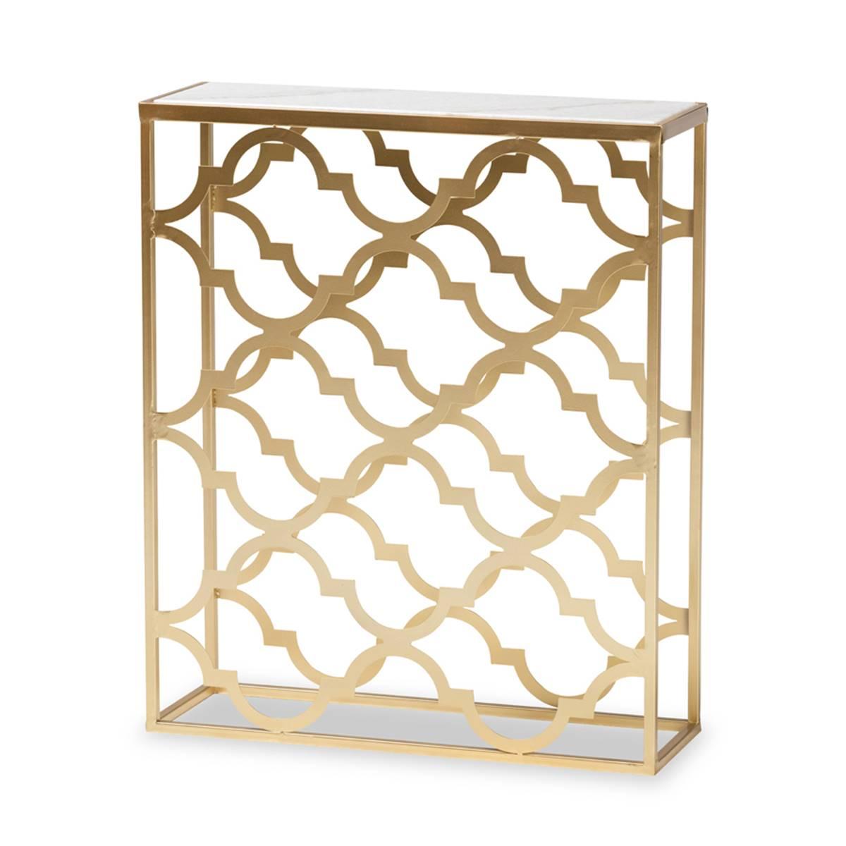 Click here for Baxton Studio Calanthe Marble Tabletop Console Tab... prices