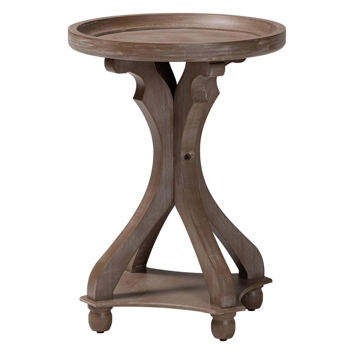 Click here for Baxton Studio Westlyn French Country End Table prices