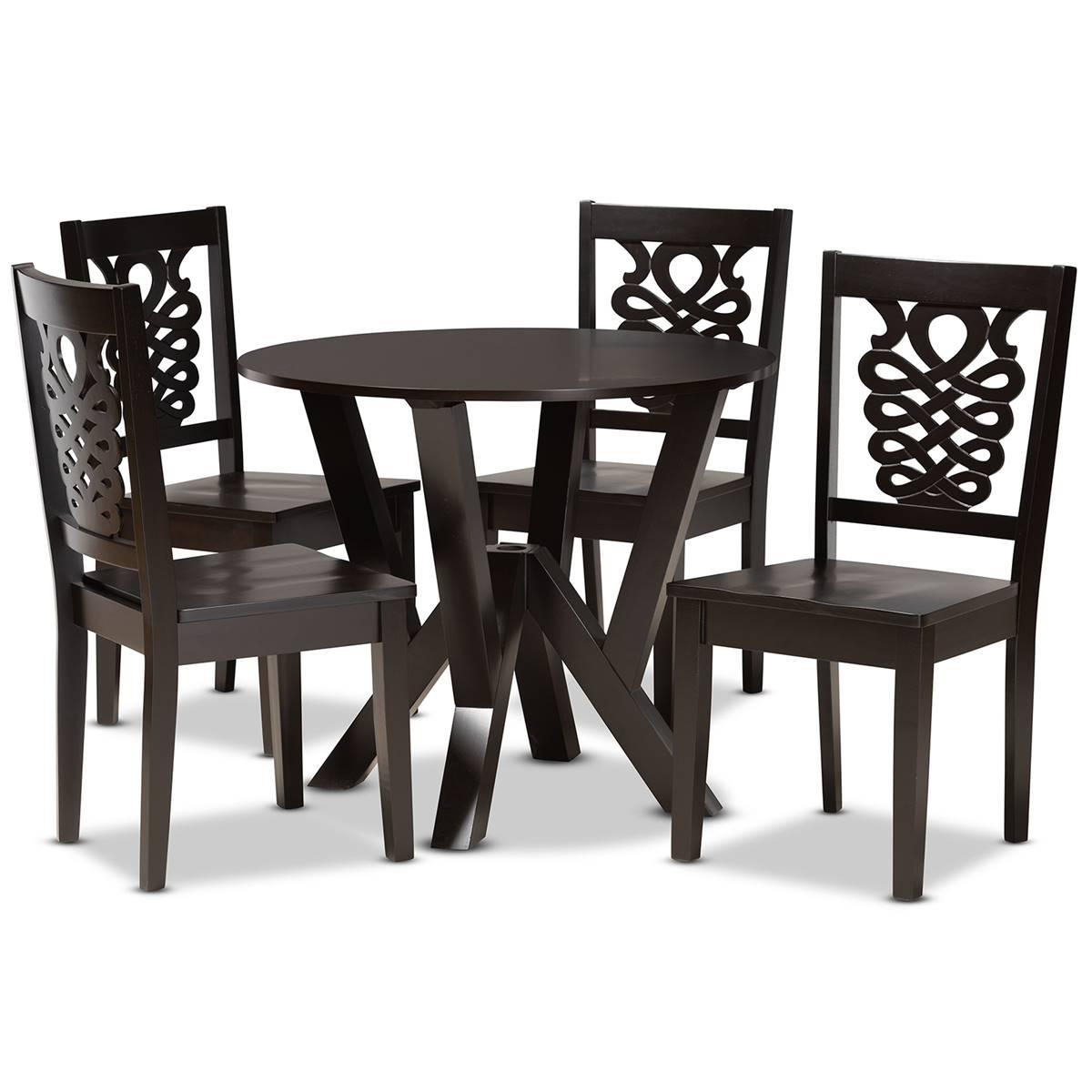 Click here for Baxton Studio Valda Walnut Brown Finished Wood 5pc... prices