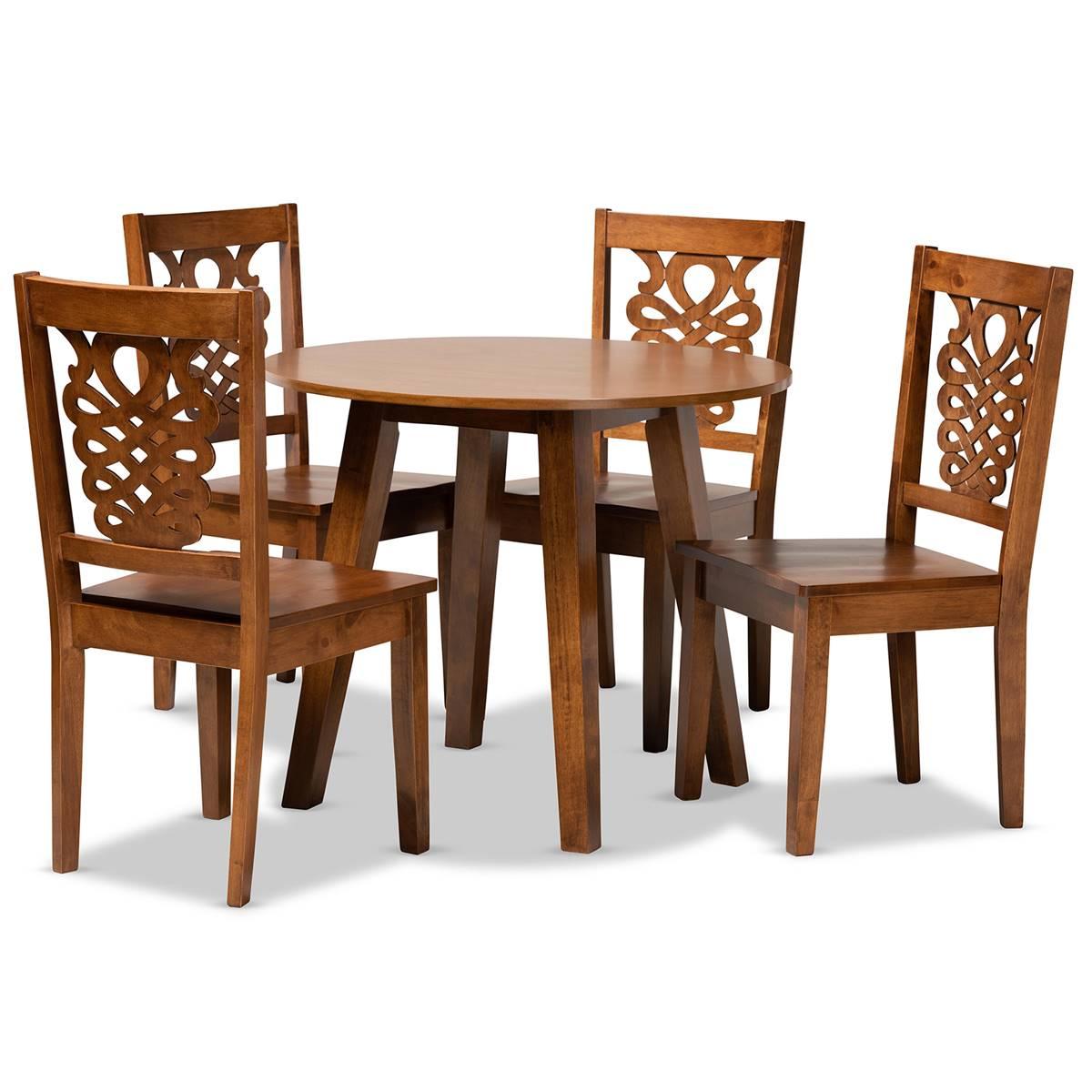 Click here for Baxton Studio Mina Walnut Brown Finished Wood 5pc.... prices