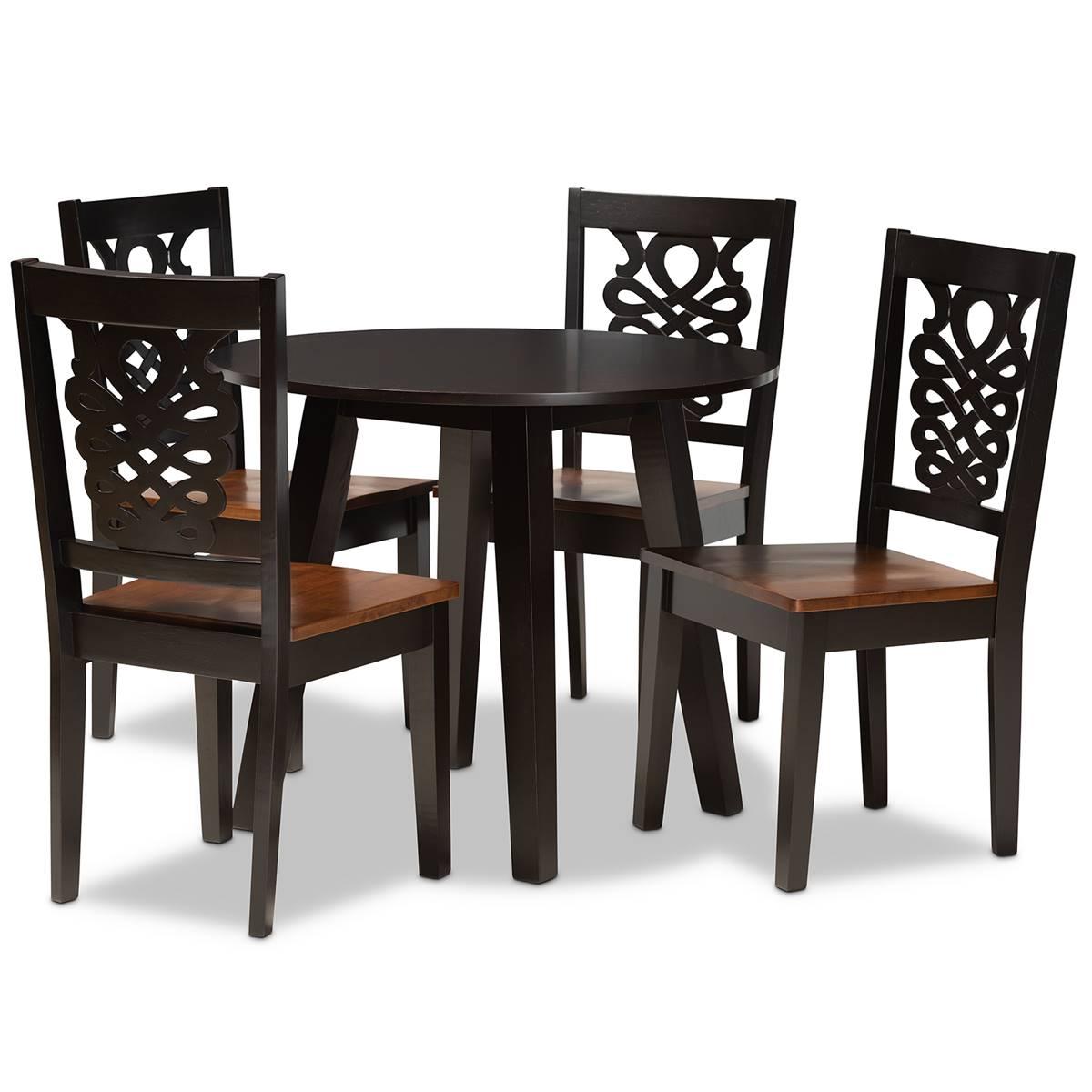 Click here for Baxton Studio Mina 2-Tone Dark Brown/Walnut Brown... prices