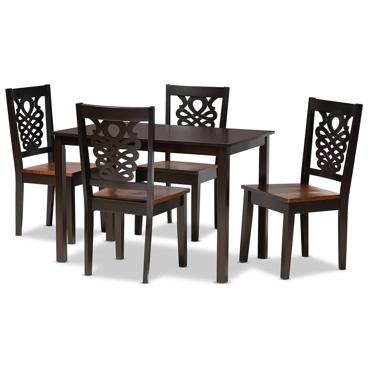 Click here for Baxton Studio Luisa 2-Tone Dark/Walnut Brown Wood... prices