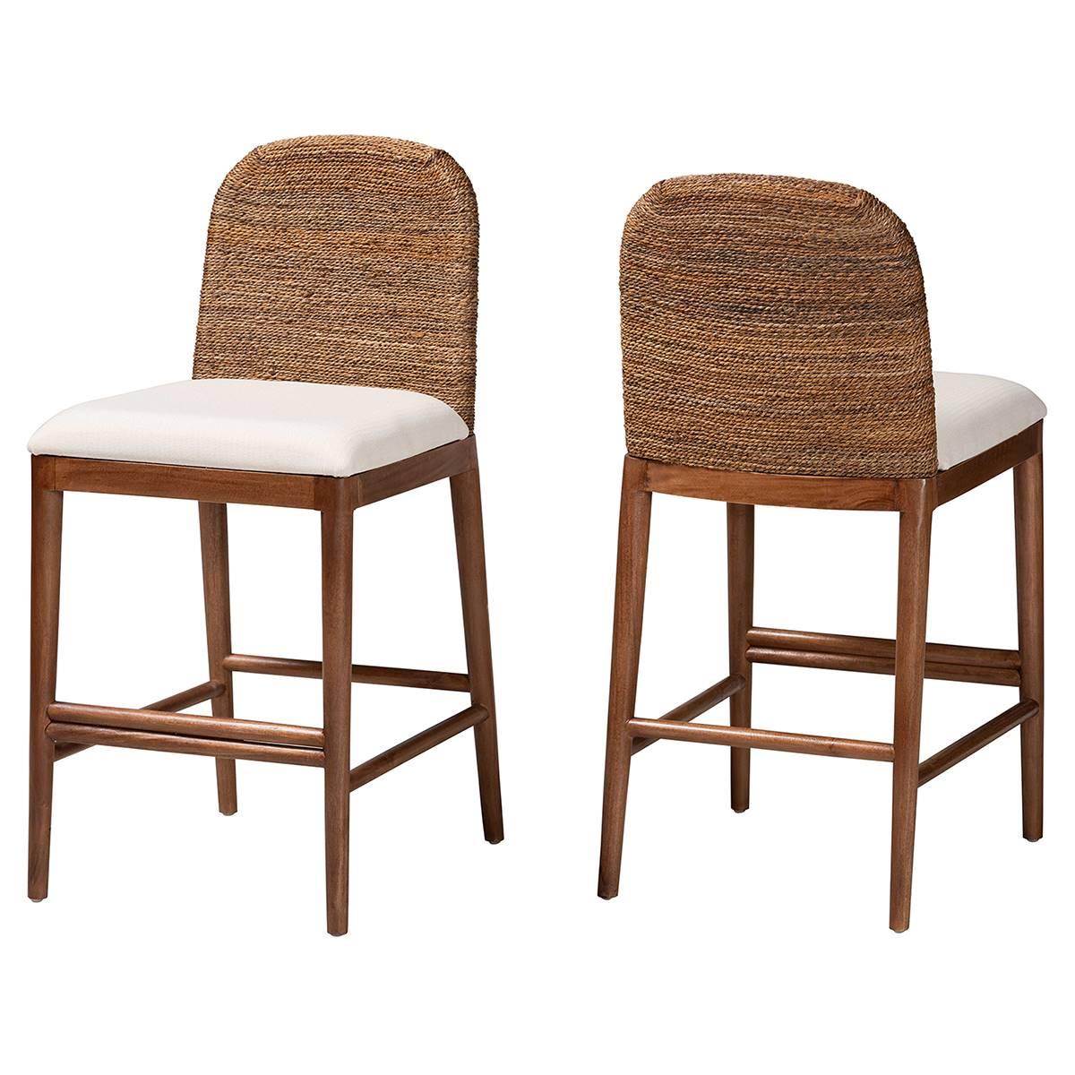 Click here for bali & pari Nadim Modern Bohemian Acasia Wood Coun... prices