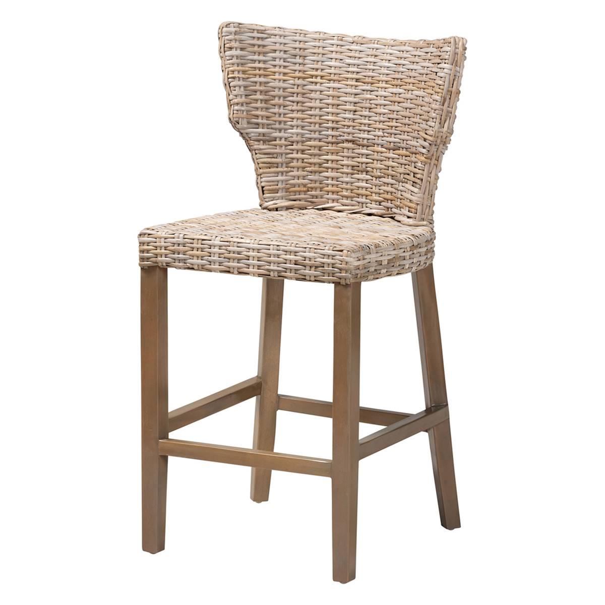 Enver Counter Height Bar Stool  One Size  Gray