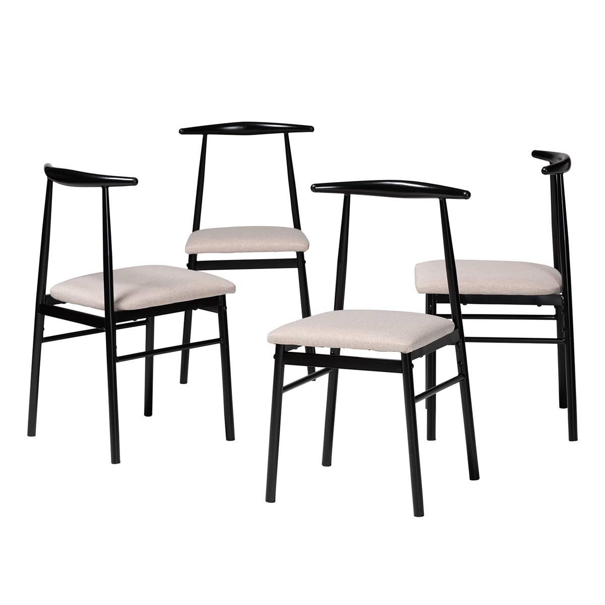 Click here for Baxton Studio Arnold Industrial 4pc. Dining Chair... prices