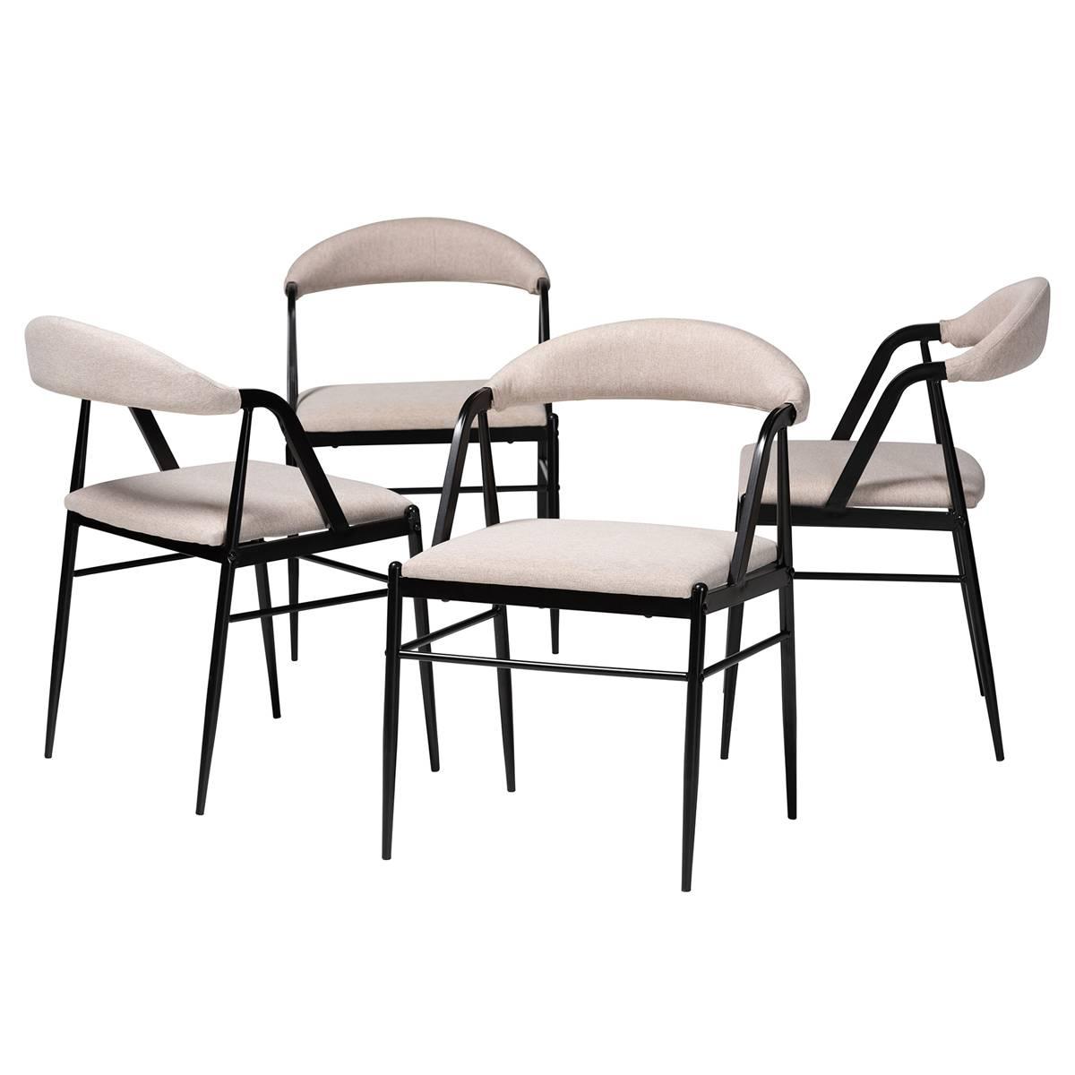 Click here for Baxton Studio Orrin Modern Industrial 4pc. Dining... prices