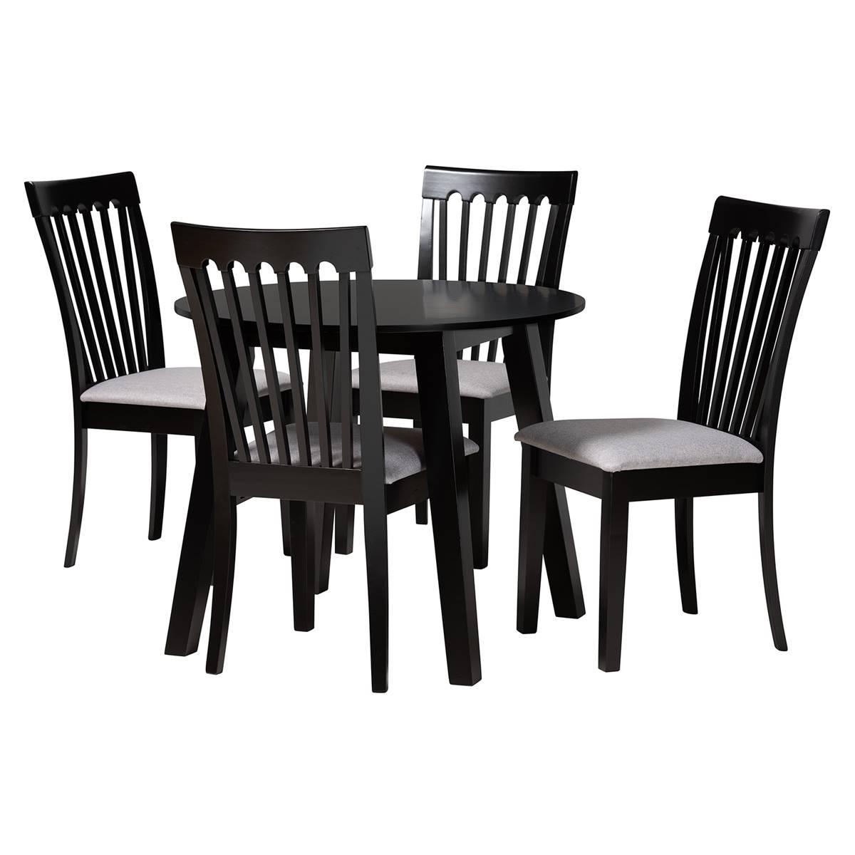 Click here for Baxton Studio Nina Modern Espresso Brown Wood 5pc.... prices
