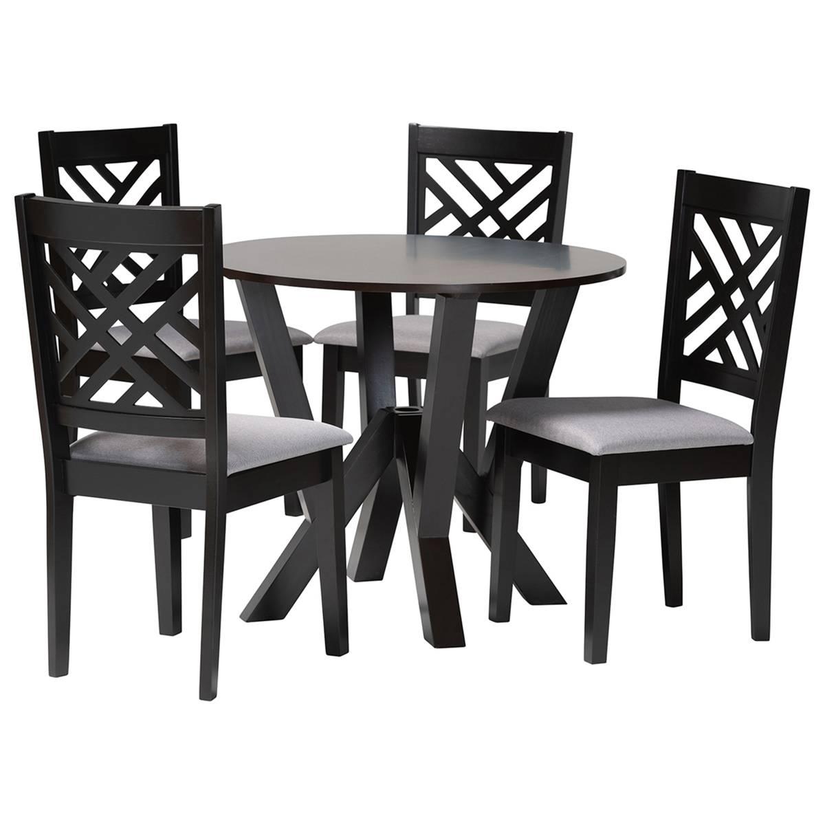 Click here for Baxton Studio Elise Modern 5pc. Dining Set prices