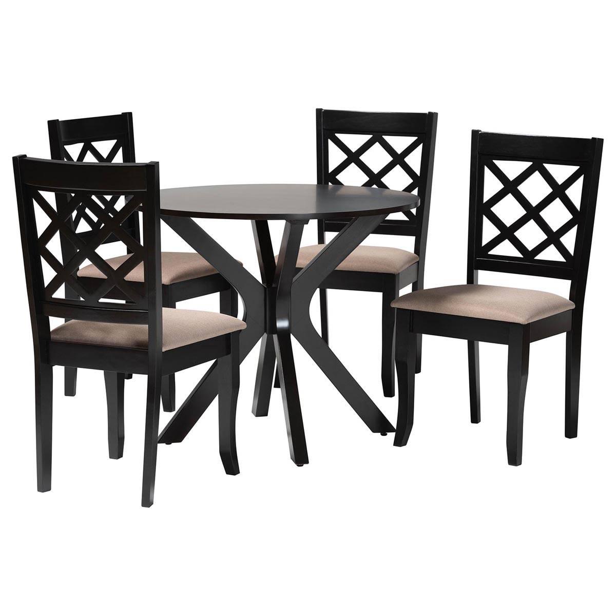 Click here for Baxton Studio Jana Modern Espresso Brown Wood 5pc.... prices