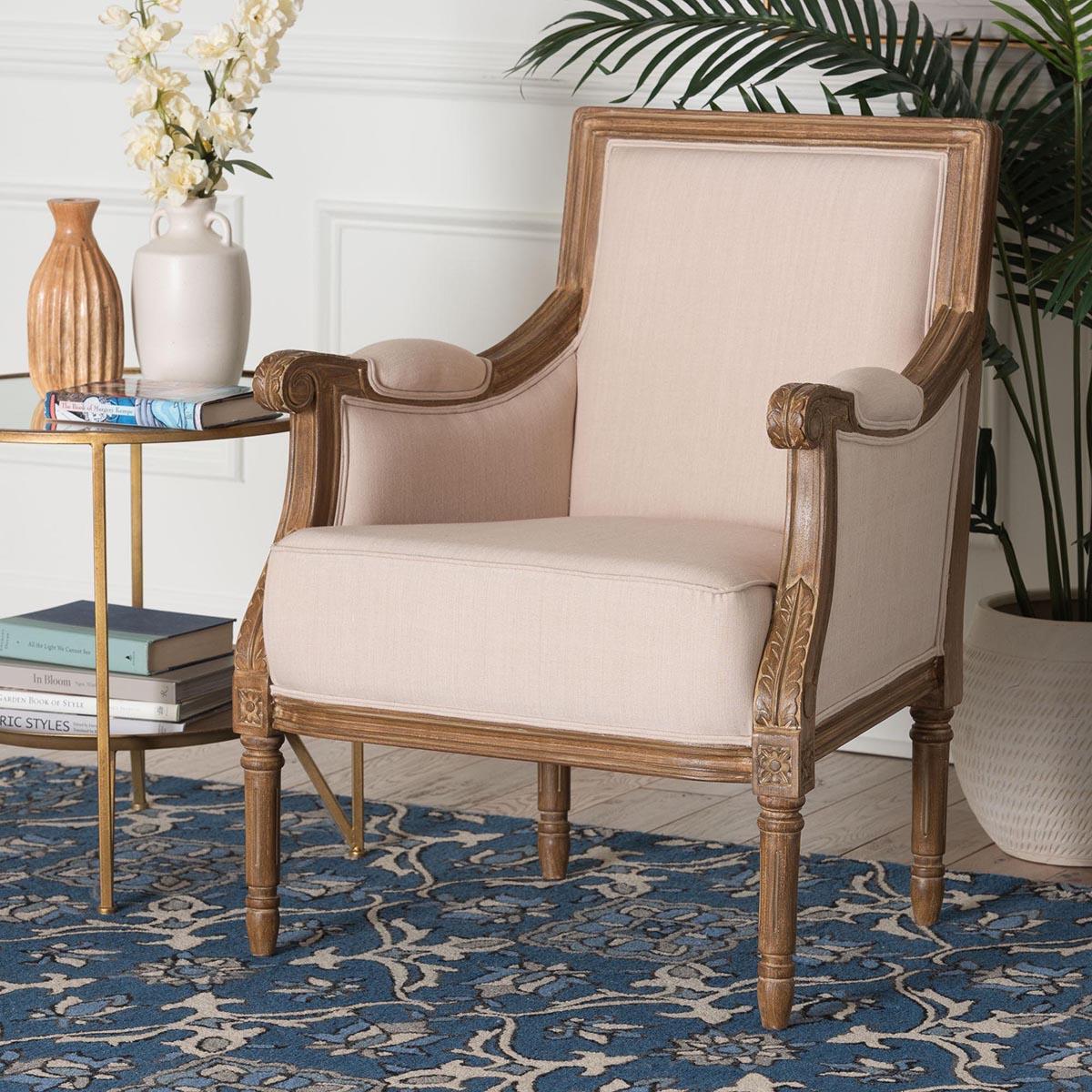 Click here for Baxton Studio Chavanon Linen Traditional French Ac... prices