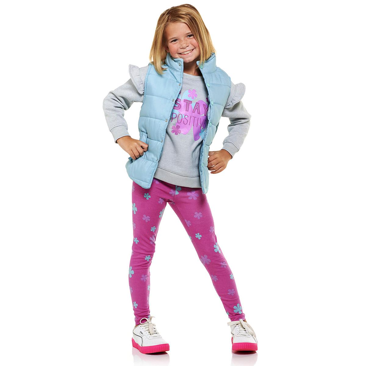 Click here for Girls (4-6x) Pink Velvet 3pc. Stay Positive Vest &... prices