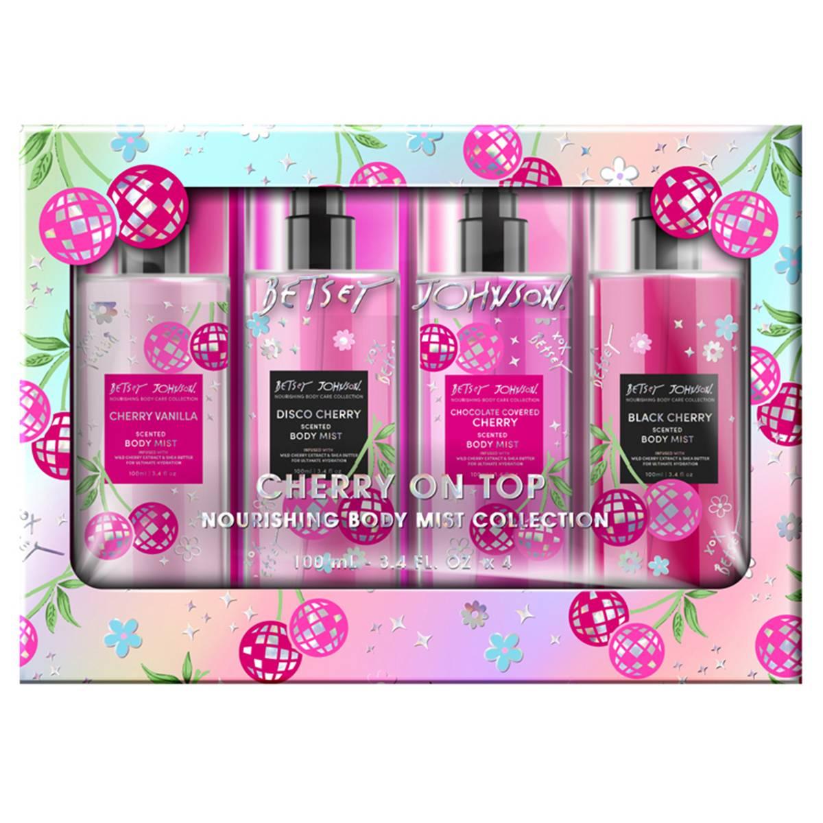 Click here for Betsey Johnson Cherry on Top 4pc. Body Mist Set prices
