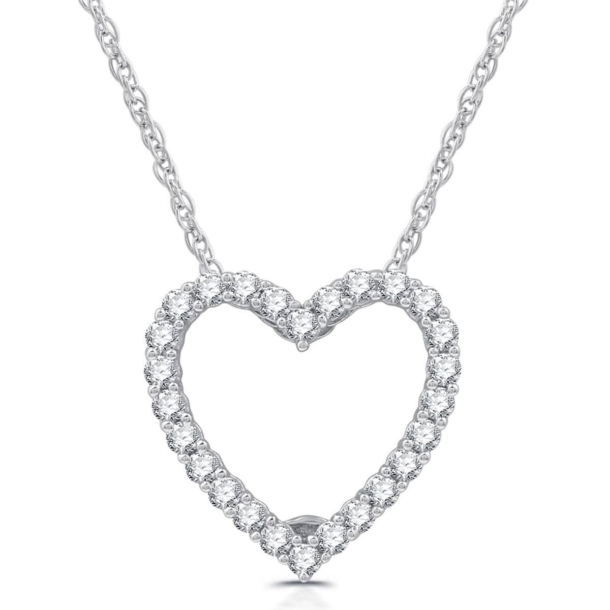 Click here for Nova Star(R) 1/4ctw. Lab Grown Diamond Heart Pende... prices