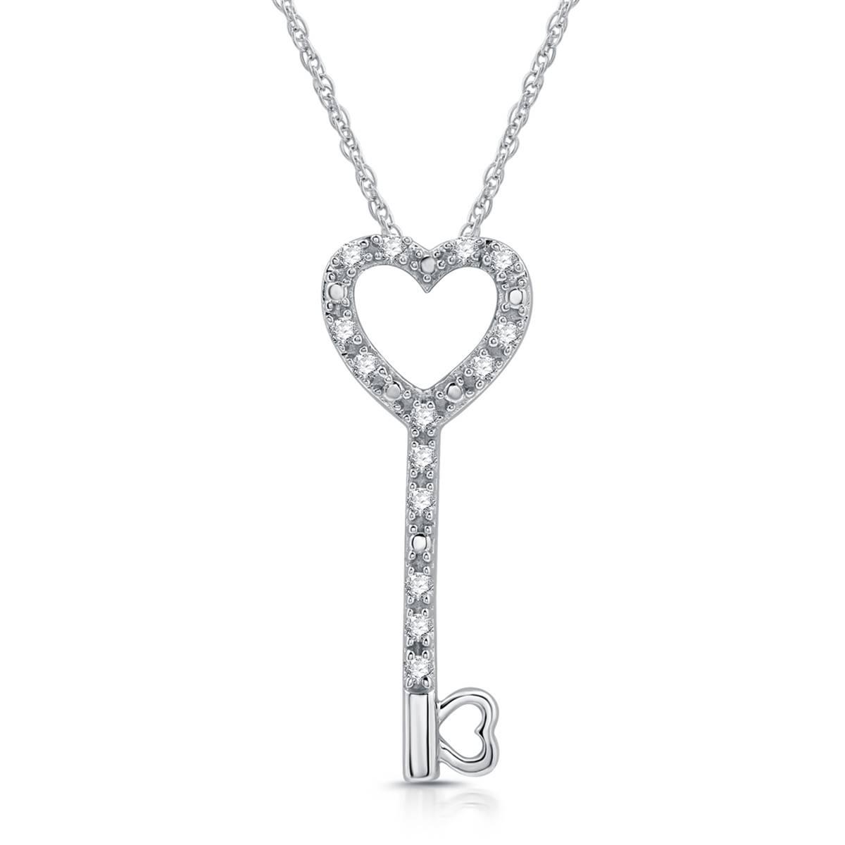 Click here for Nova Star(R) Sterling Silver 1/10ctw. Lab Grown Di... prices