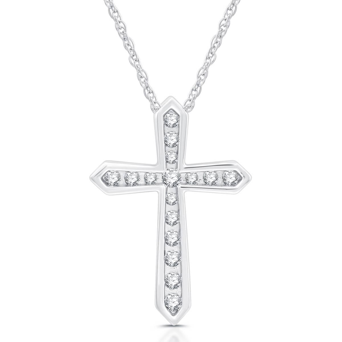 Click here for Nova Star(R) 1/4ctw. Lab Grown Diamond Cross Penda... prices