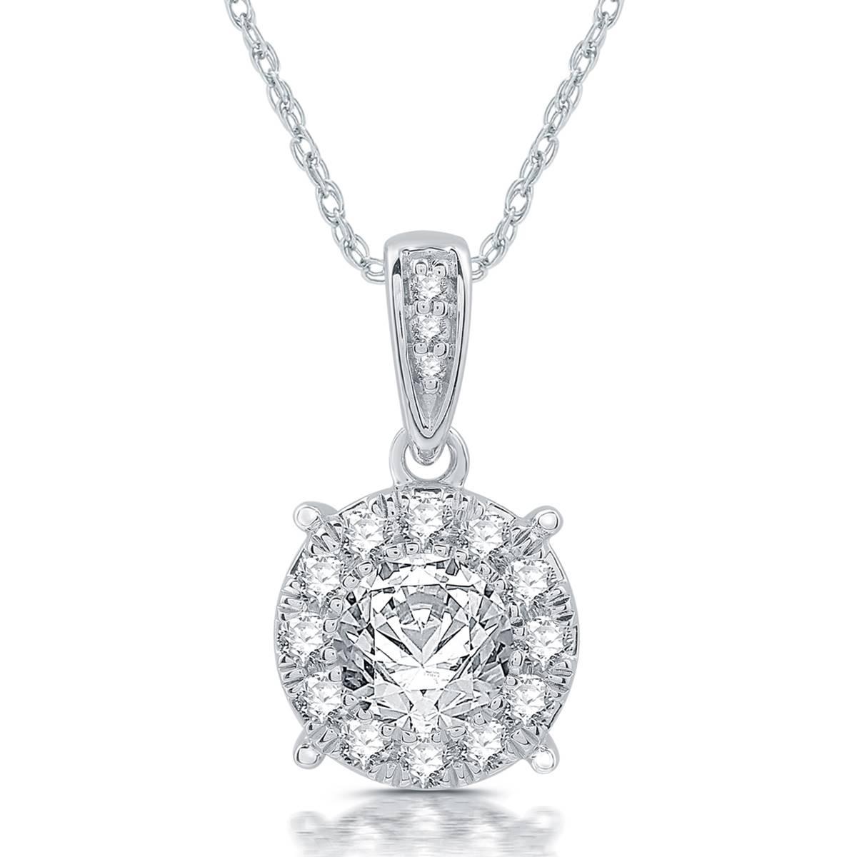 Click here for Nova Star(R) Sterling Silver 5/8ctw. Lab Grown Dia... prices