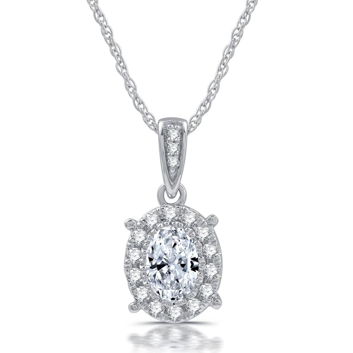 Click here for Nova Star(R) Sterling Silver 5/8ctw. Lab Grown Dia... prices