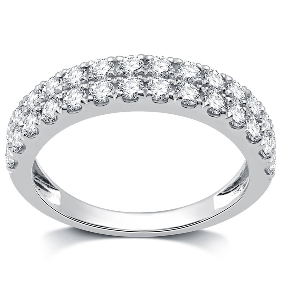 Click here for Nova Star(R) 1ctw. Lab Grown Diamond Shared Prong... prices