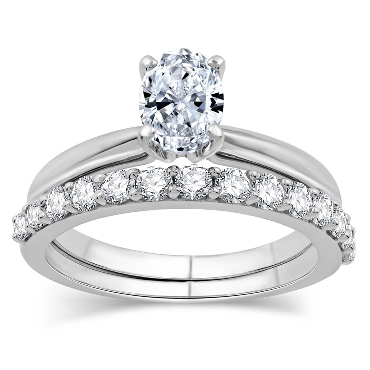 Click here for Nova Star(R) 1ctw. Lab Grown Diamond Oval Bridal S... prices
