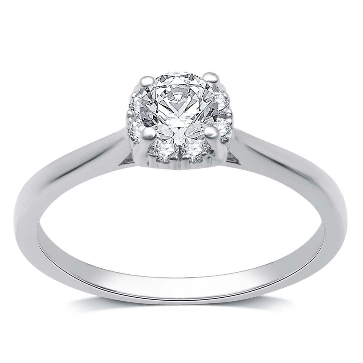 Click here for Nova Star(R) 10kt. 1/2ctw. Lab Grown Diamond Engag... prices